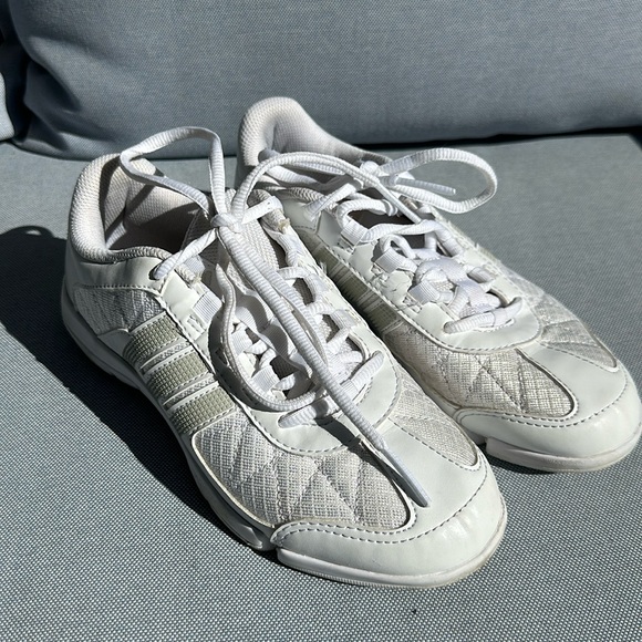 adidas | Shoes | Adidas Cheer Shoes Adidas White Sneakers With ...